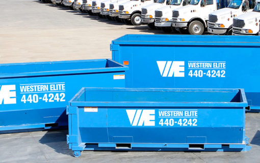 WE Dumpster Sizes | Western Elite